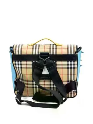 Burberry Check-pattern Satchel