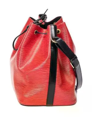 LOUIS VUITTON 1990 Noé Bucket Bag - Red