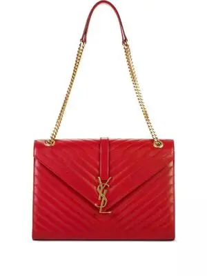 Saint Laurent Chevron Quilted Chain Bag
