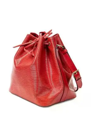 LOUIS VUITTON Monogram Bucket Bag - Red