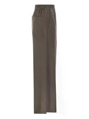 Brunello Cucinelli Elasticated Trousers - Brown