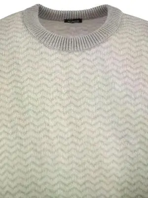 Kiton Chevron Ribbed Sweater