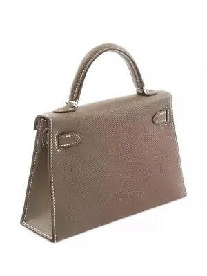 Hermès Mini Epsom Kelly Ii Sellier Handbag