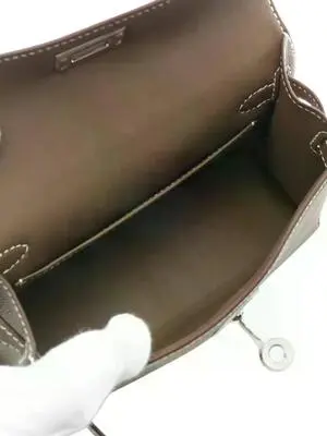 Hermès Mini Epsom Kelly Ii Sellier Handbag