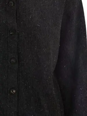 Peserico Button-fastening High-neck Cardigan