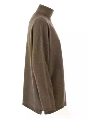 VANISÈ Giuly High-neck Asymmetrical Sweater