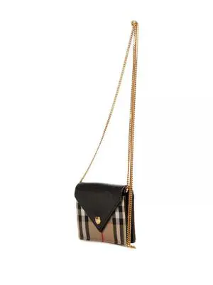 Burberry Crossbody Bag With Check Pattern