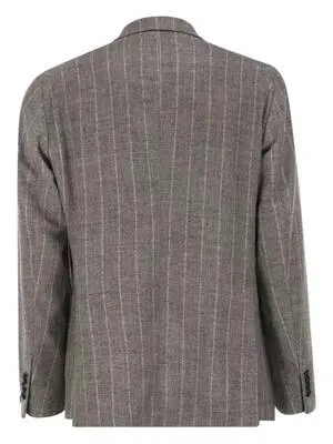 Tagliatore Pinstripe Blazer - Grey