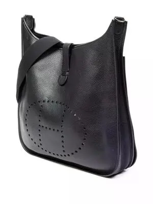 Hermès 2004 Evelyne Ii Perforated Shoulder Bag - Black