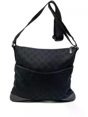 Gucci Logo Jacquard Shoulder Bag
