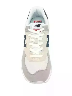 NEW BALANCE 574 Leather And Suede Sneakers