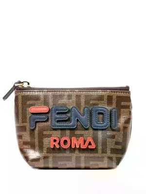 Fendi X Fila Logo Pouch