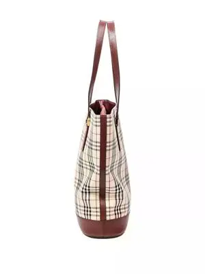 Burberry Check-patterned Tote Bag - Neutrals
