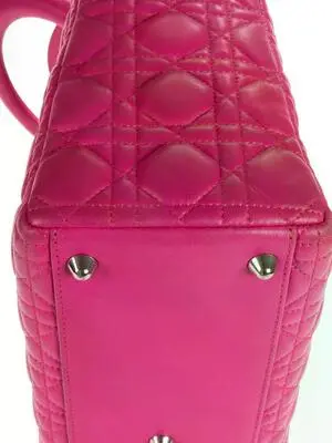 Dior Quilted Top-handle Bag