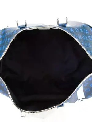 LOUIS VUITTON Everyday Keepall Bandoulière 50 Luggage Bag - Blue