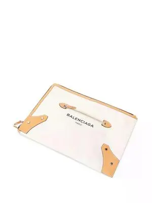 Balenciaga Logo Zip Pouch