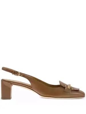 TOD'S Block-heel Leather Pumps