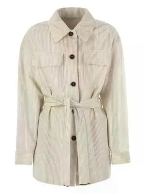 Brunello Cucinelli Corduroy Shirt - Neutrals