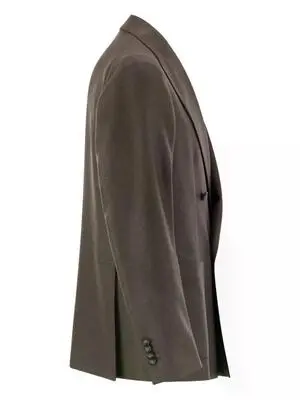 Tagliatore Double-breasted Patch-pocket Blazer - Brown