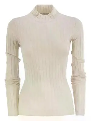 Brunello Cucinelli Ribbed High-neck Sweater