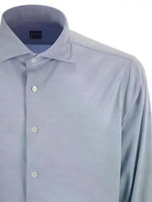 Fedeli Giorgio Button Shirt - Blue