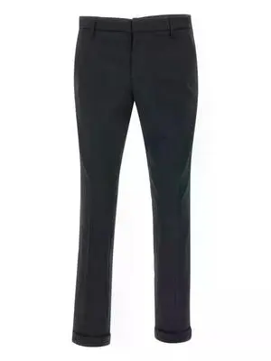 DONDUP Turn-up Wool-blend Tapered Trousers