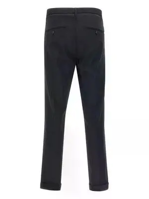 DONDUP Turn-up Wool-blend Tapered Trousers