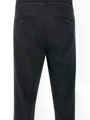 DONDUP Turn-up Wool-blend Tapered Trousers