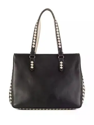 Bottega Veneta Leather Tote Bag - Black