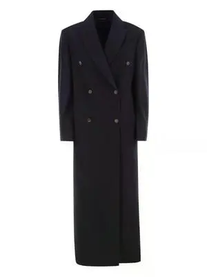 Brunello Cucinelli Double-breasted Coat - Blue