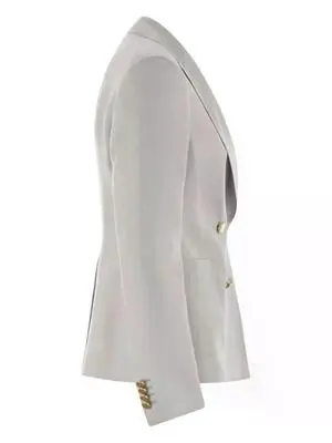 Tagliatore Linen Double-breasted Blazer