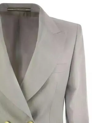 Tagliatore Linen Double-breasted Blazer