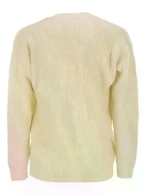 PT TORINO Geometric V-neck Sweater - Neutrals