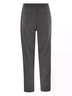 Brunello Cucinelli Drawstring Fleece Track Pants - Grey