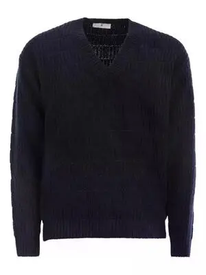 PT TORINO V-neck Sweater - Blue