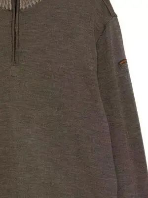 Paul & Shark Wool Half-zip Jumper - Brown