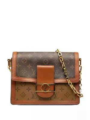 LOUIS VUITTON 2019 Monogram Reverse Dauphine Mm Satchel