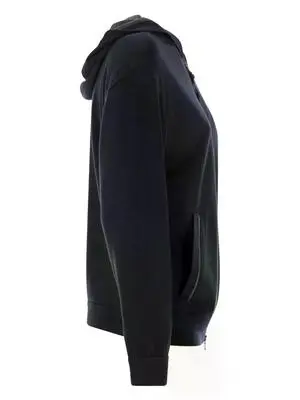 Brunello Cucinelli Hooded Zip Up - Blue