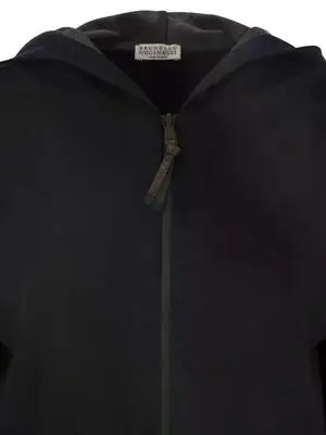 Brunello Cucinelli Hooded Zip Up - Blue