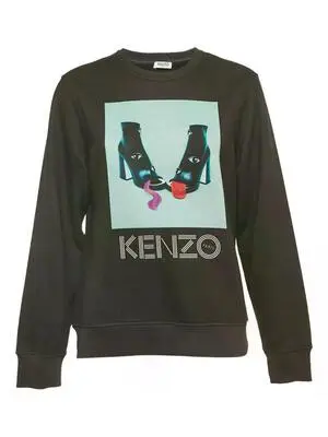 Kenzo Graphic Sweatshirts Hoodies For Women