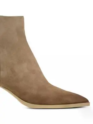 Santoni 65mm Suede Ankle Boots
