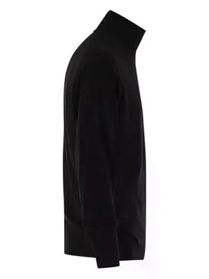 Fedeli Long-sleeve Sweater - Black
