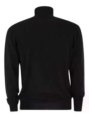 Fedeli Long-sleeve Sweater - Black