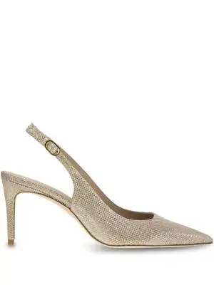 Stuart Weitzman Gold Tone Pumps