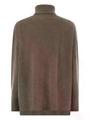 VANISÈ Giuly High-neck Asymmetrical Sweater