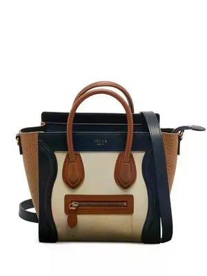 Celine Nano Leather Tote - Neutrals