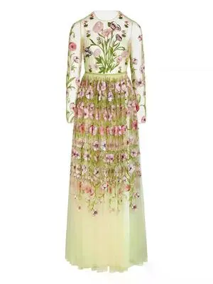 Floral Embroidered Maxi Dresses