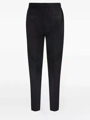 Peserico Pleat-detail Drawstring-waist Trousers - Black