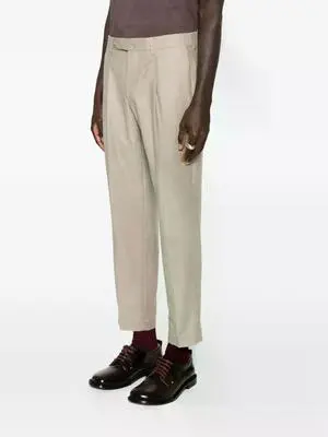 DELL'OGLIO Pleated Tailored Trousers