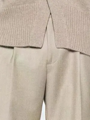 DELL'OGLIO Pleated Tailored Trousers